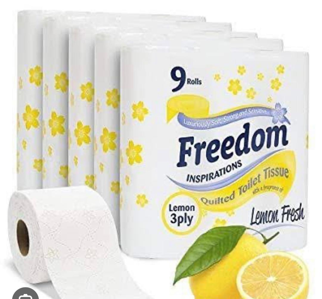 Freedom Inspirations Quilted Toilet Tissue – Lemon Fresh, 3 Ply, 9 ...